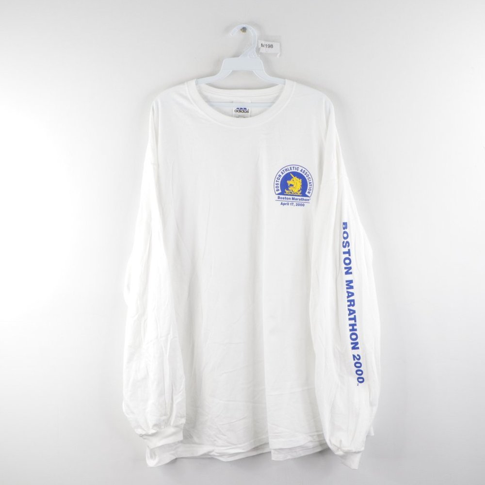 Vintage Adidas 2000 Boston Marathon Long Sleeve - Gem